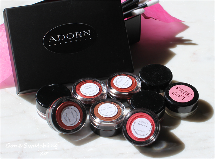 Adorn Cosmetics Organic Lipstick Review & Swatches – Gone Swatching xo